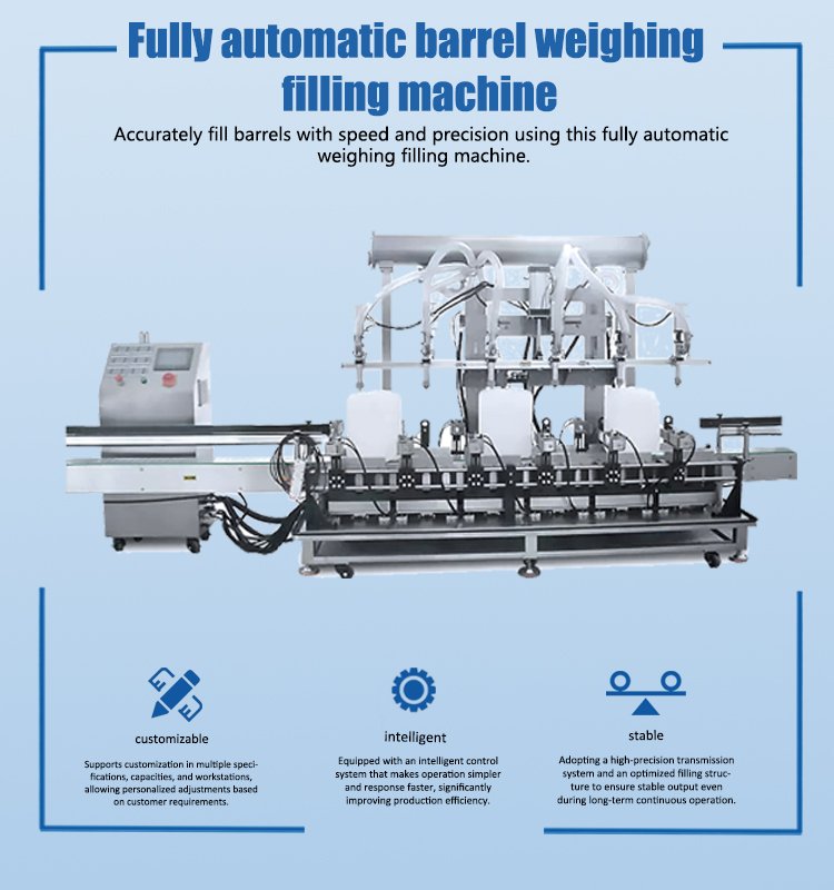 Fully automatic barrel weighing filling machine – Rito – Expert Liquid ...