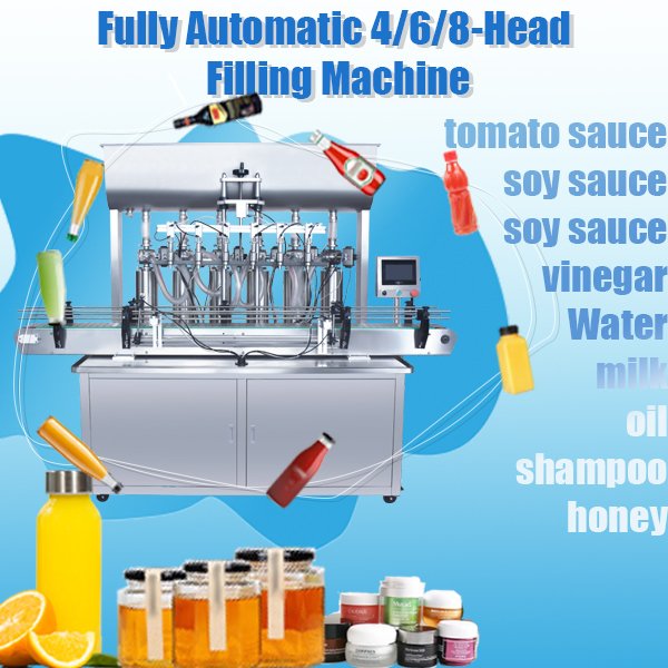 Fully Automatic 4/6/8-Head Filling Machine – Rito – Expert Liquid ...